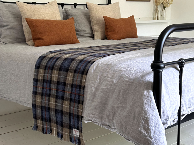New: Harris Tweed® Bed Runners – William & Irene